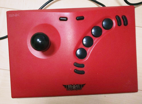 Controller NEO GEO STICK 2 Garou Mark Wolves Limited Red PS2 No Box ...