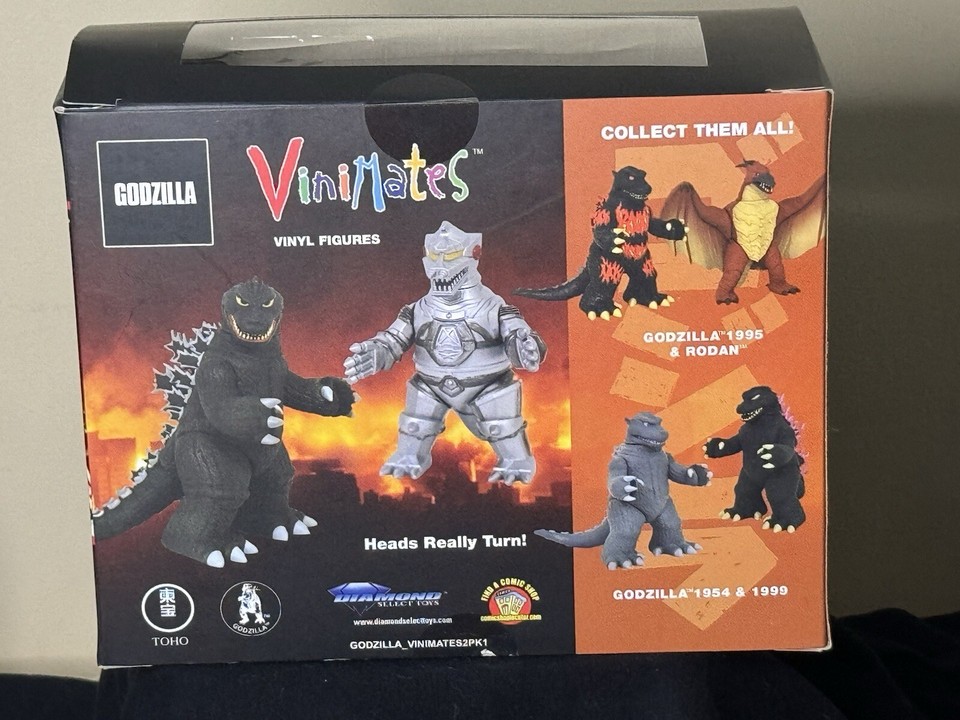 Diamond Godzilla Vinimates 1962 & Mechagodzilla 2-Pack Vinyl Figure | eBay