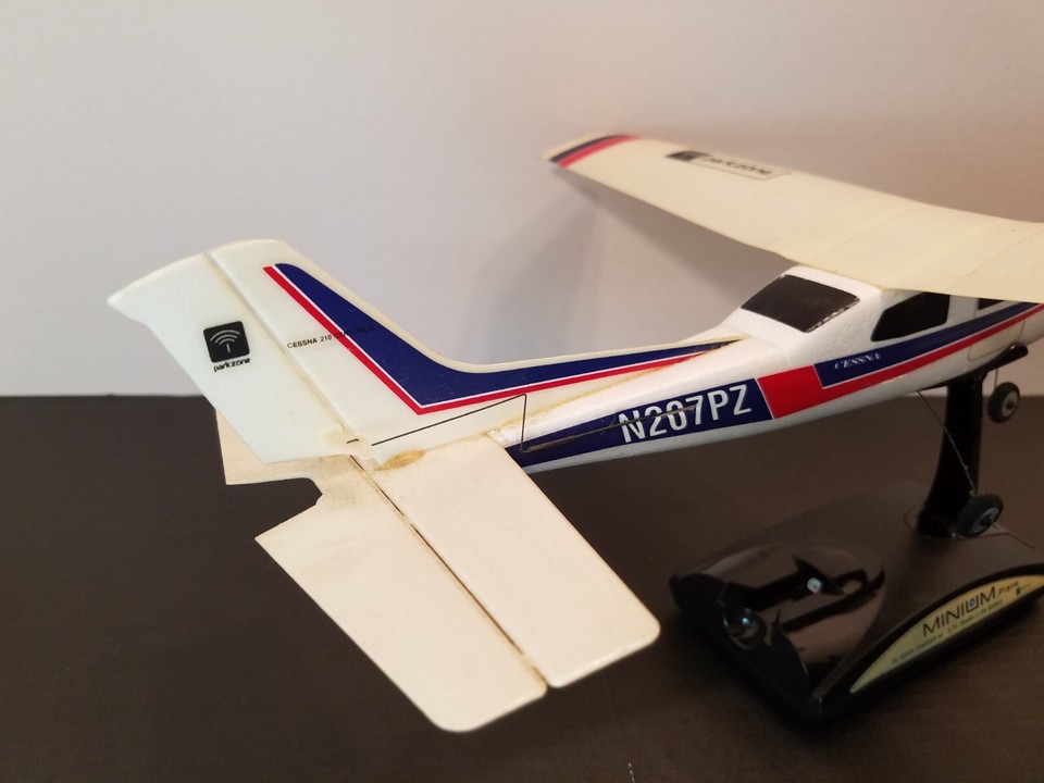 Parkzone Cessna 210 Centurion Ultra-micro RC Airplane USED *NO BATTERY ...