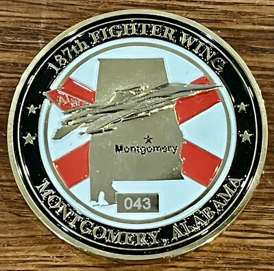 USAF First Sergeant Council 187th Fighter Wing Challenge Coin | eBay