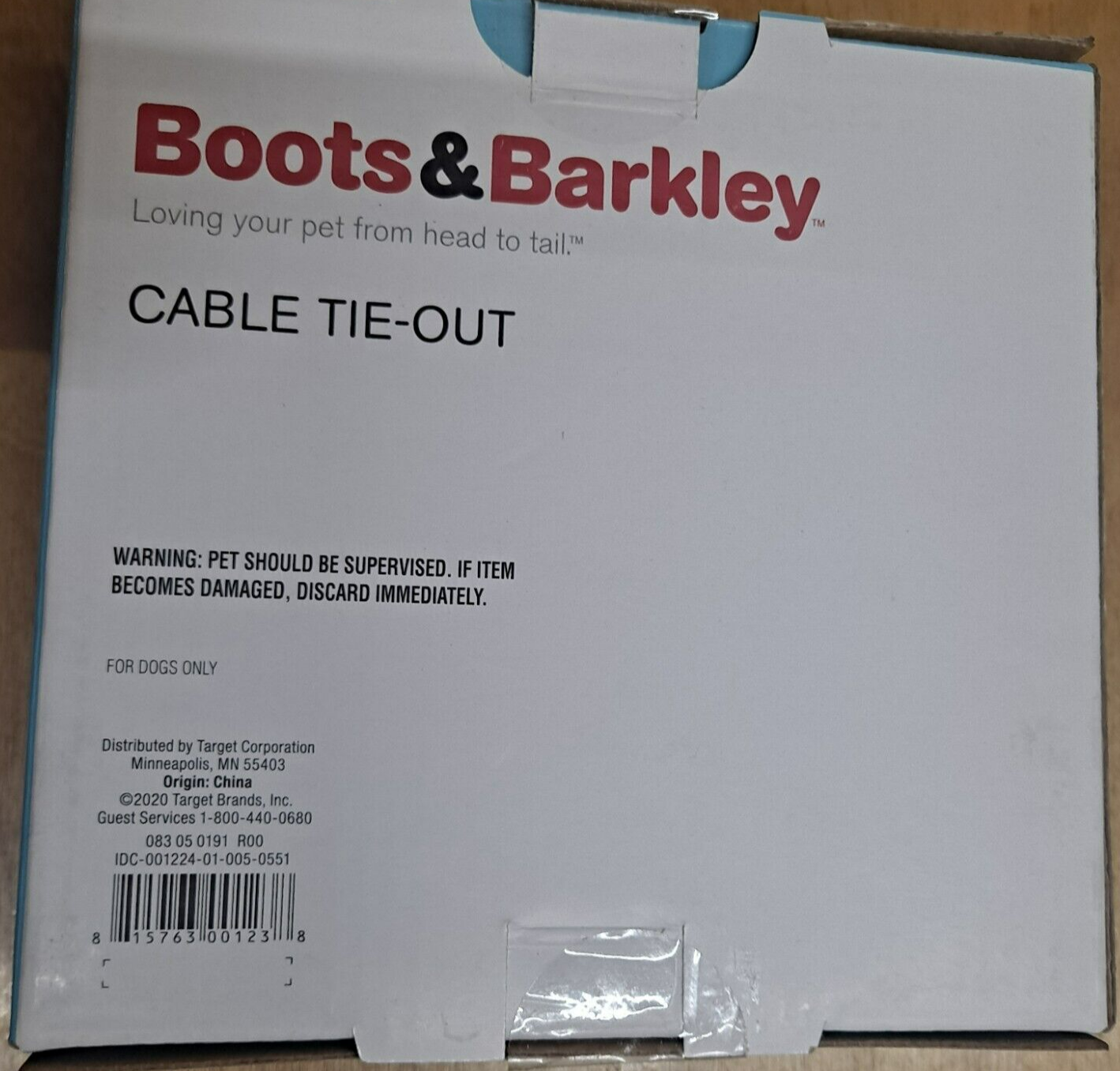 Boots & Barkley- Lightweight Cable Tie-Out for Small Dogs up to 25lbs ...