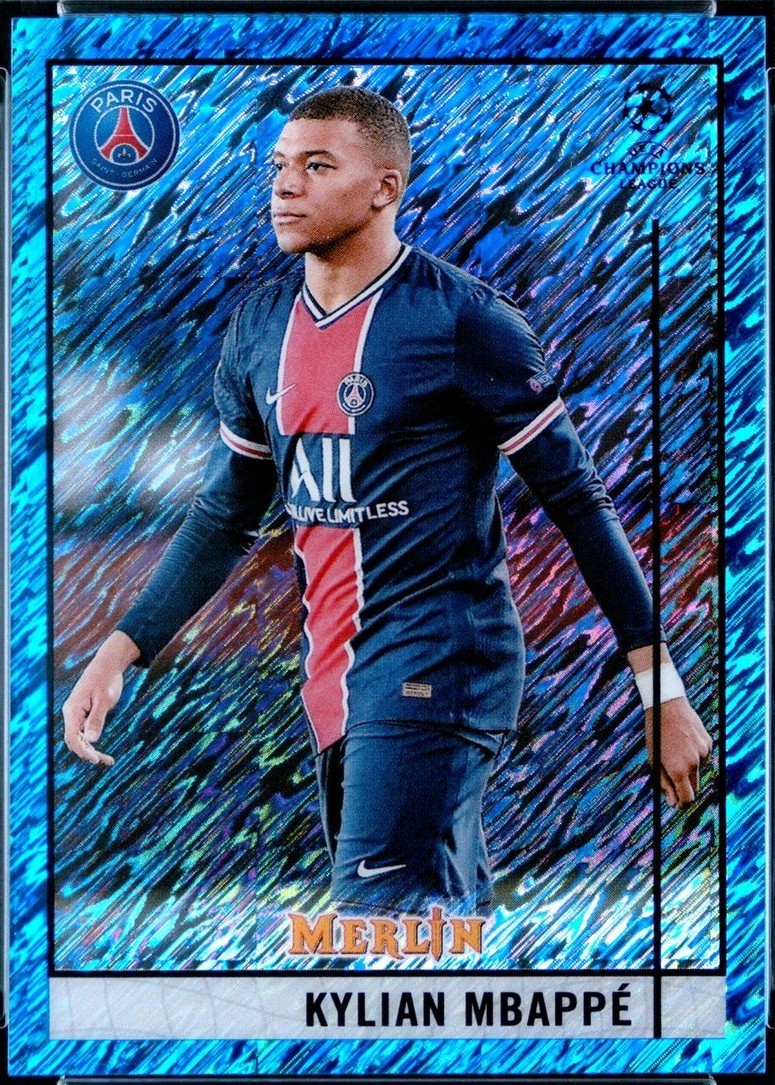 2020-21 Topps Merlin Collection Chrome Uefa Champions League - Kylian ...