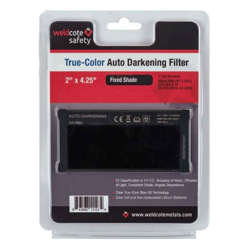 Weldcote True-Color Auto Darkening Filter, Fixed Shade 11, 11123 ...