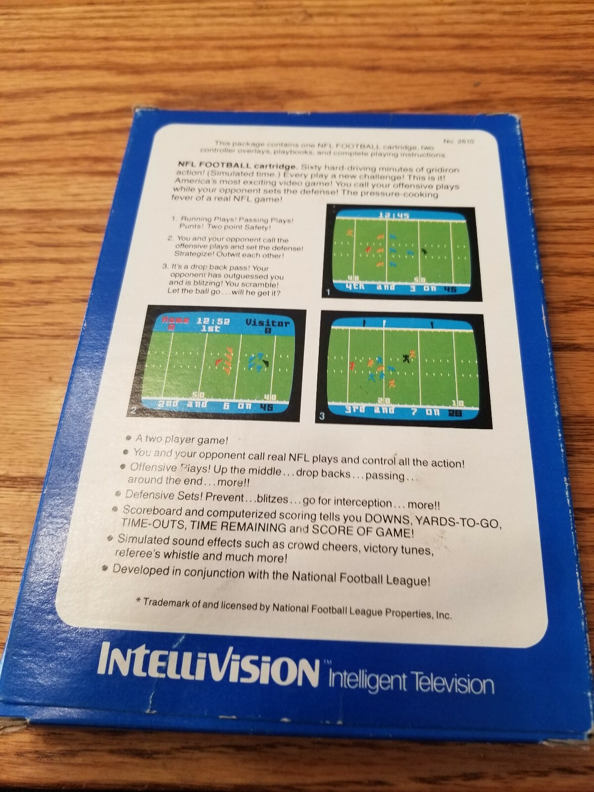 Intellivision NFL Football by Mattel Electronics | eBay