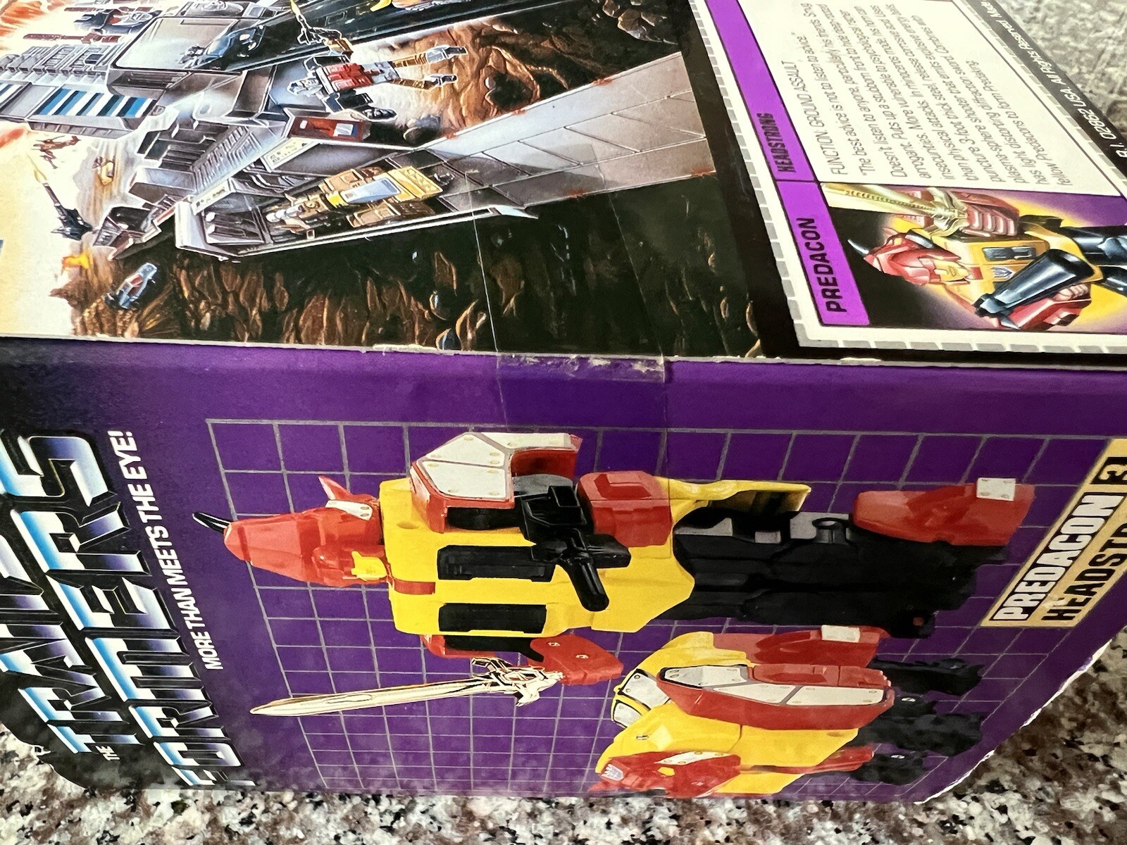 Transformers G1 Headstrong Predacon Decepticon 1986 MISB | eBay