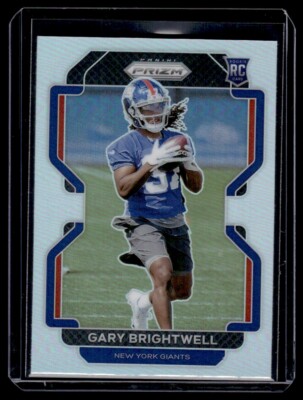 2021 Panini Prizm Gary Brightwell Rookie New York Giants #400 Silver | eBay
