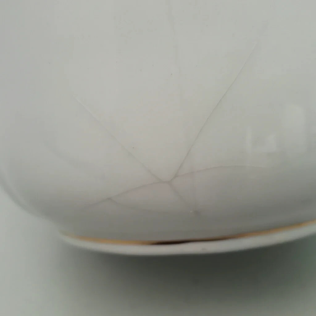 Antique White Tea Leaf Ironstone Pitcher 11 1/2" Chelsea Bishop ...