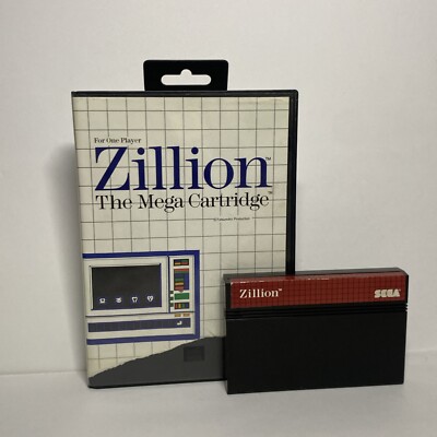 Zillion (Sega Master System, 1987) - Tested, CIB (No Manual) | eBay