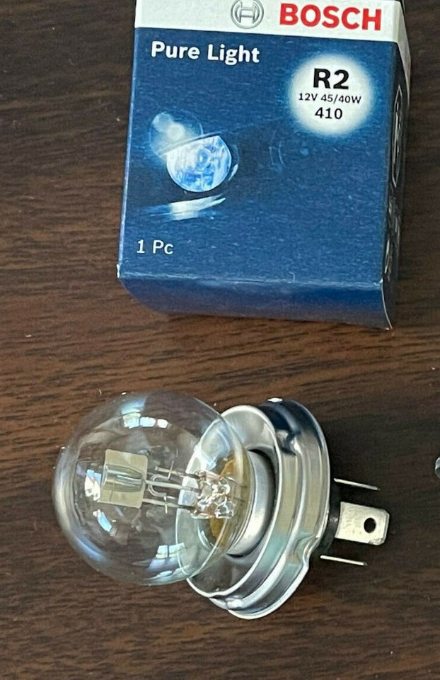 1x R2 45/40W 12V P45t BOSCH 1 987 302 023 Headlight bulb light GENUINE ...