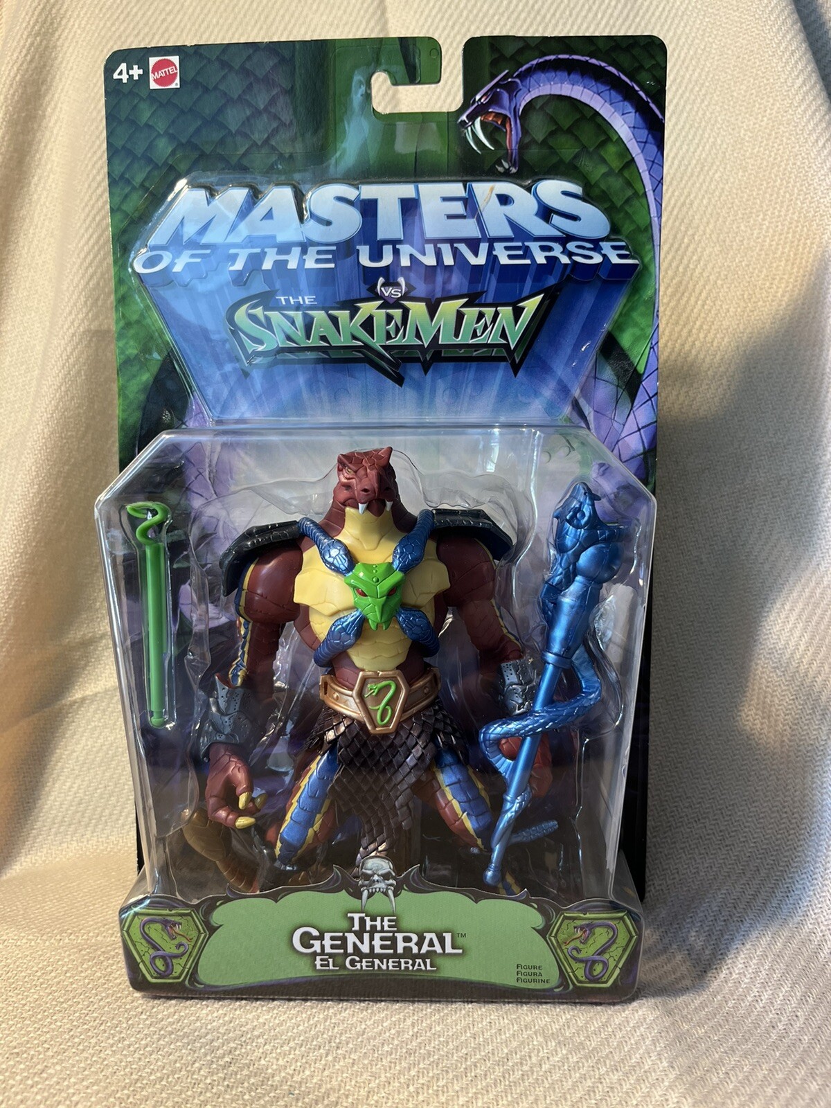 Masters of The Universe 200x General Rattlor Snakemen Figure MOTU ...