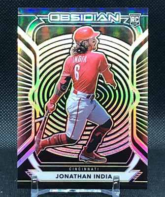 2021 Panini Chronicles Obsidian Jonathan India Rookie RC #21 - Reds | eBay