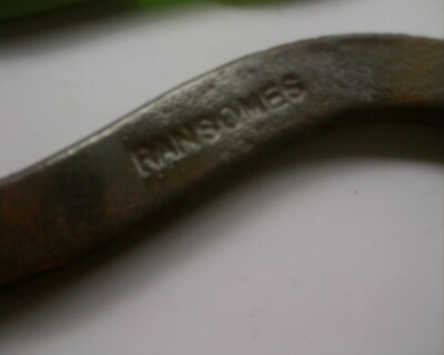 RANSOMES large VINTAGE S SHAPE SPANNER, Tractor, Stationary Engine ...