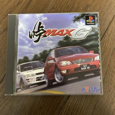 Playstation 1 Touge Max G Japan Video Game PS1 VG RetroGaming With Case ...