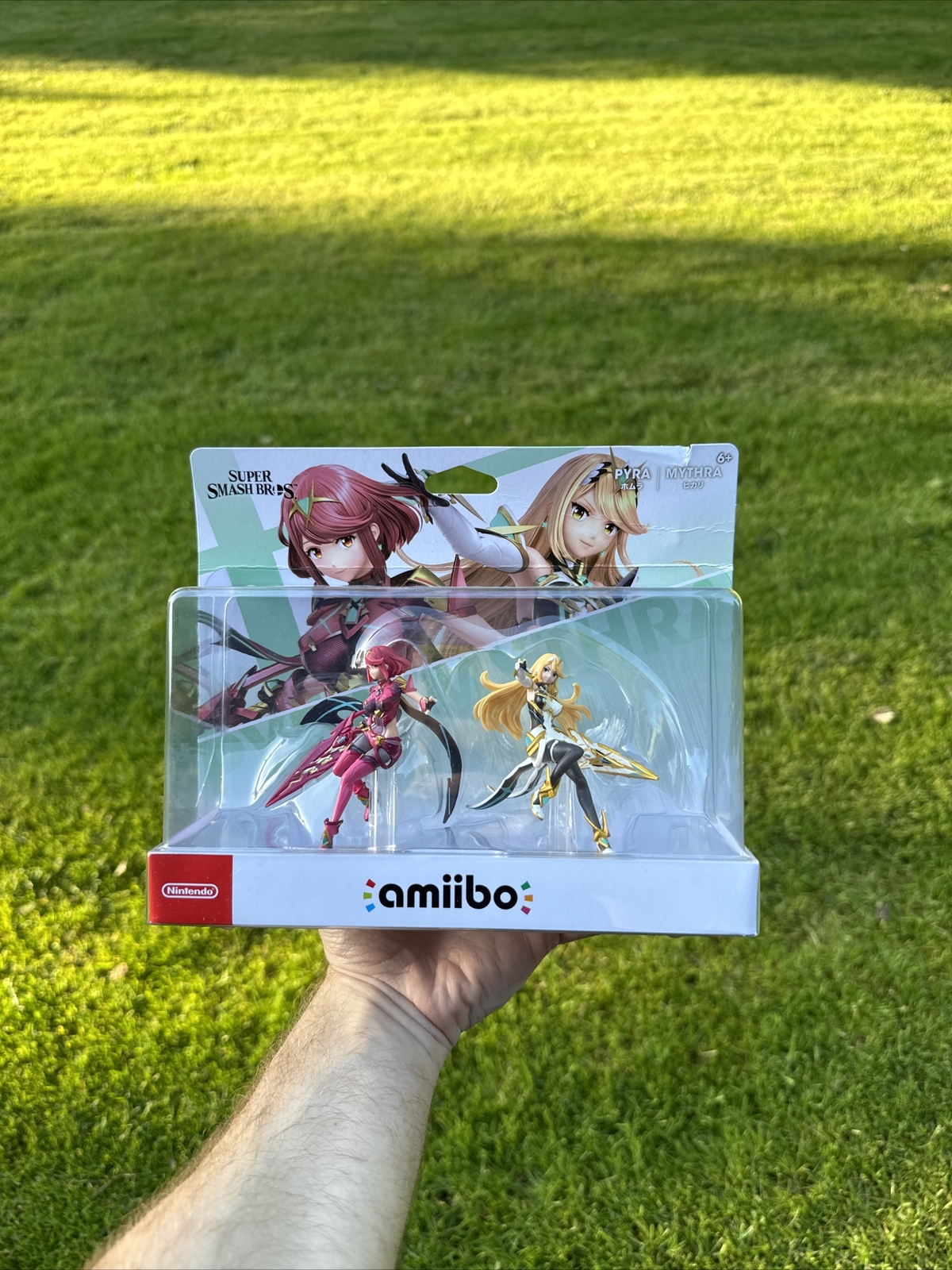 Nintendo Super Smash Bros Pyra & Mythra Amiibo 2 Pack Character Figure ...