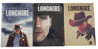 Lot of 3, Longmire DVD Set, Longmire The Complete Season 1-3 DVD, NEW ...