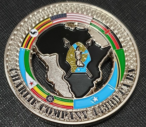 C Co 443rd CA BN Command Team Coin | eBay