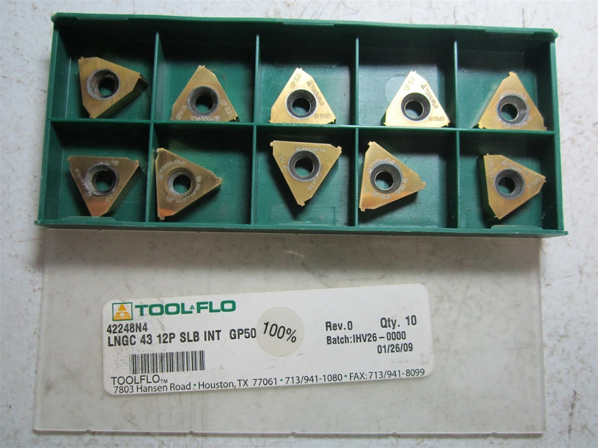 TOOL-FLO (2444181) TNMA 43 6P RBT EXT AC50C Carbide, 41% OFF