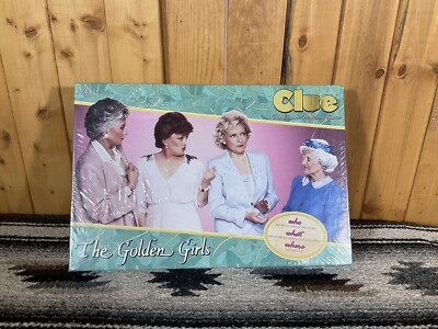 The Golden Girls Clue Board Game USAopoly NEW Factory Sealed ...