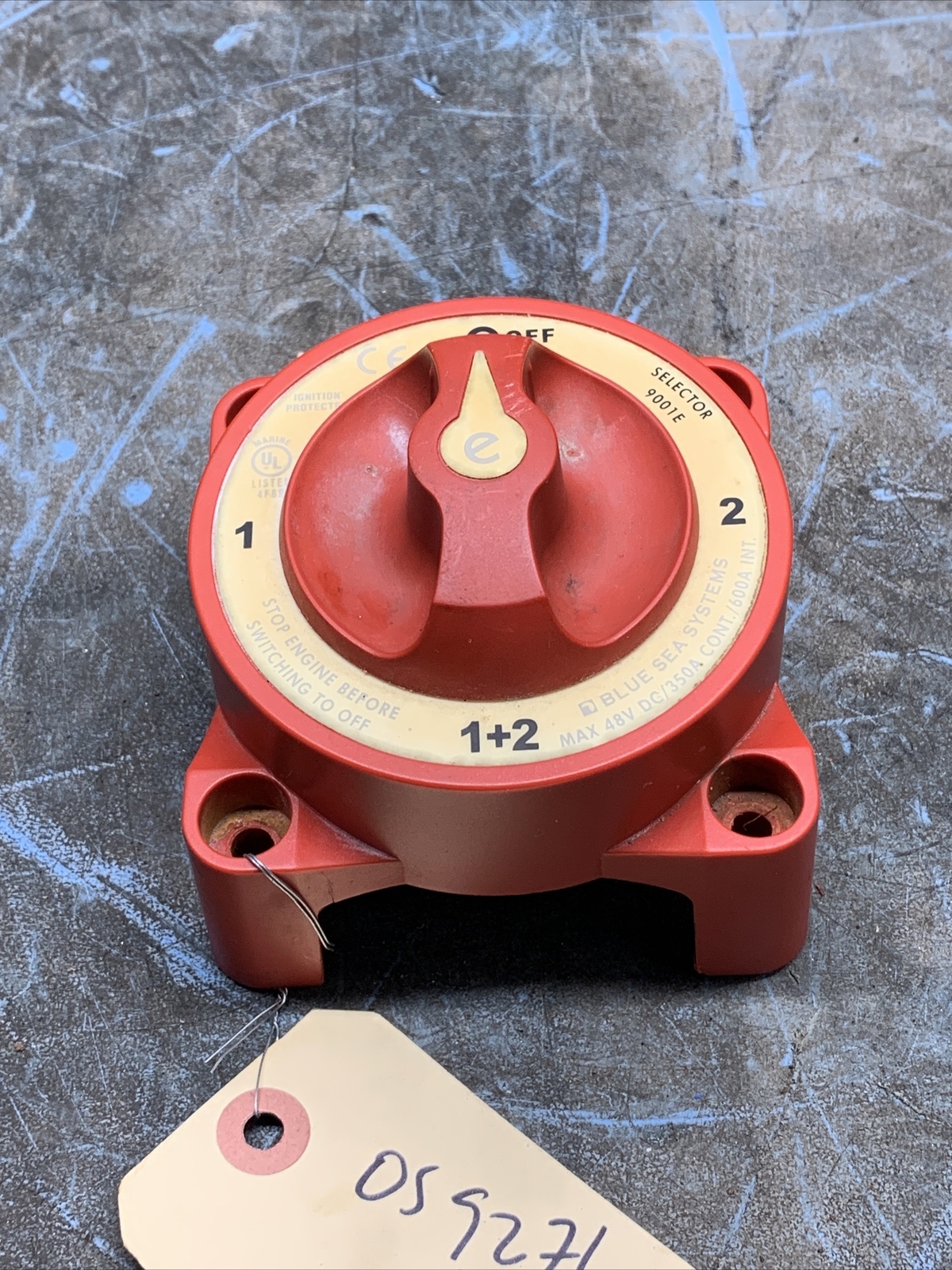 Blue Sea Systems 9001E Battery Switch Selector 4 Position for sale ...