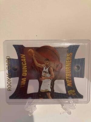 1997-98 Press Pass Net Burners Tim Duncan Rookie Wake Forest Spurs NB 1 ...