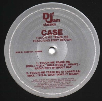 Case Featuring Foxy Brown Touch Me Tease Me Vinyl Single 12inch Def Jam ...