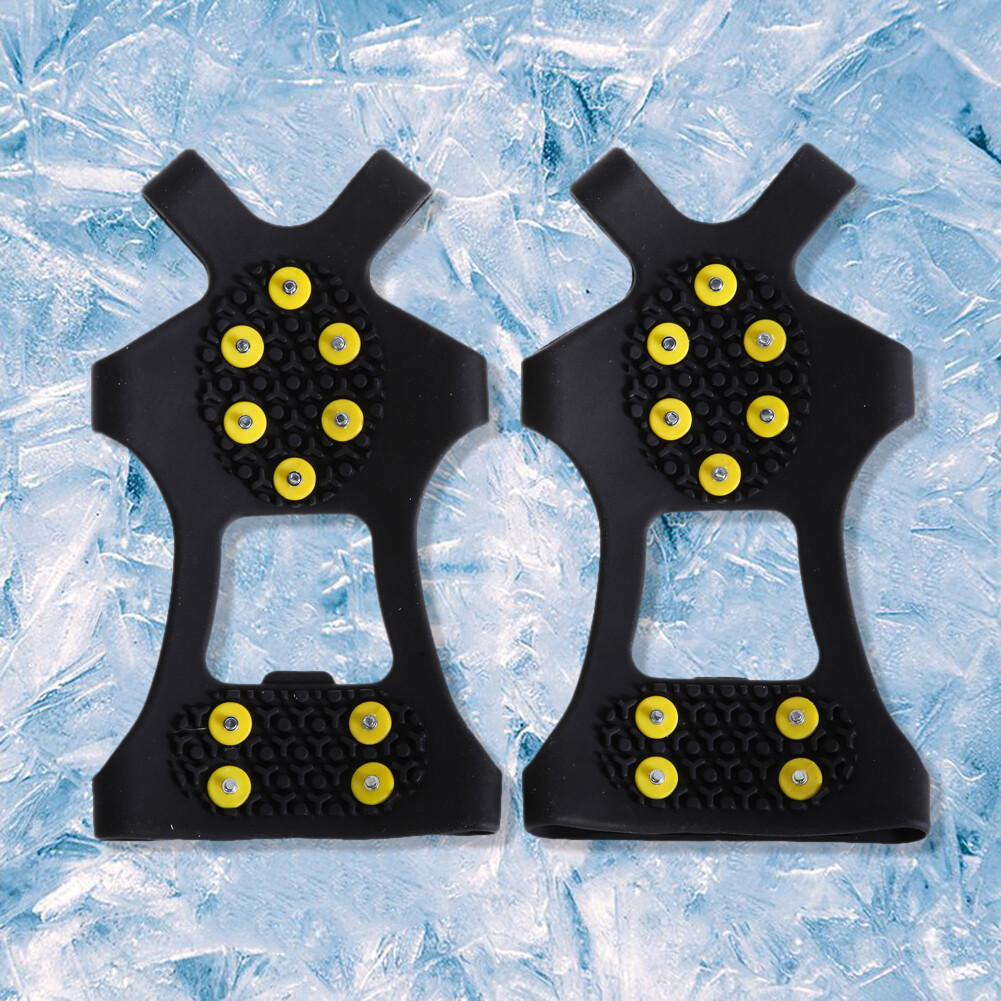 Climbing Shoe Spikes 10-Stud Crampons Spike Anti Slip Survival ...