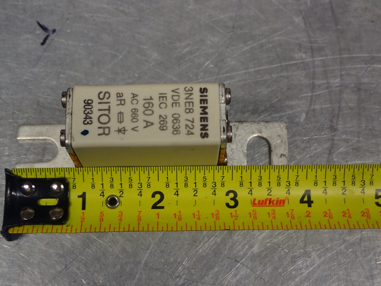 Siemens 3NE8 724 SITOR Fuse 160A AC660V Used With Warranty See All ...