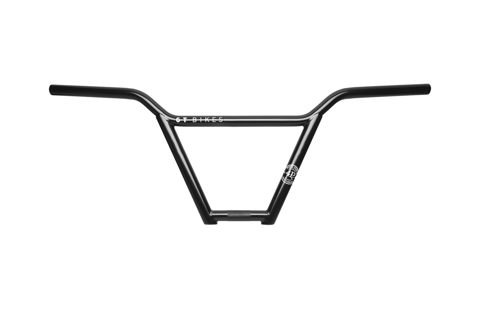 GT 4 Piece 9.125" rise BMX bicycle chromoly handlebars BLACK | eBay