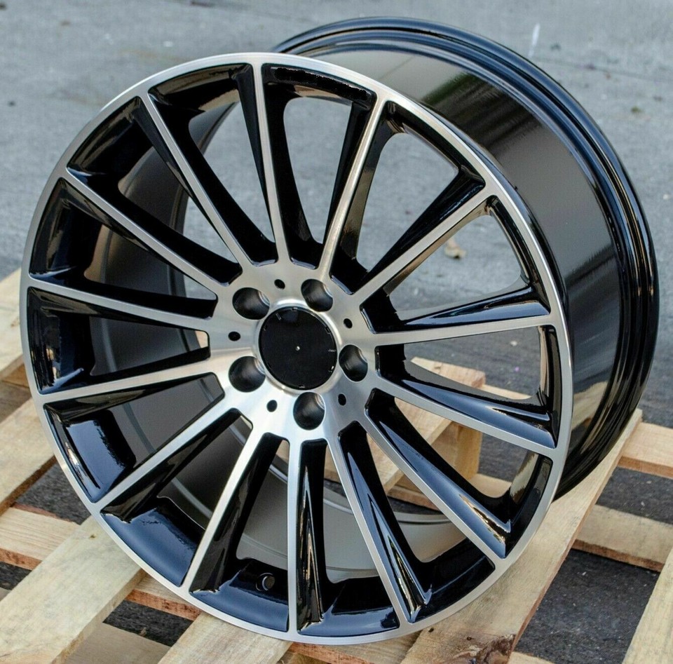 18x8" Wheels Fit Mercedes S430 S500 E320 E500 CLK SLK CL 18 Inch Rims ...