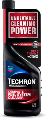 Chevron Techron Concentrate plus Fuel System Cleaner, 12 Oz, Pack of 1 ...