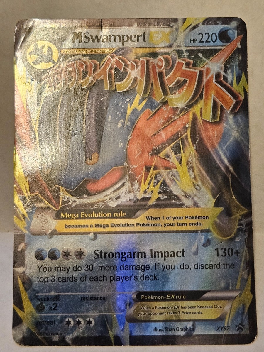 Cartao Pokemon Mega Swampert Mega Swampert EX Premium Collection