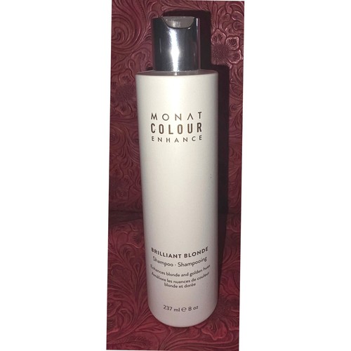 MONAT Colour Enhance Brilliant Blonde Shampoo 8 oz 237 ml Enhances ...