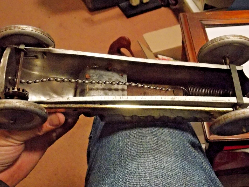 RARE 1925 Buffalo Toys "Silver Dash" Pull Tin Litho Race Car Toy not ...