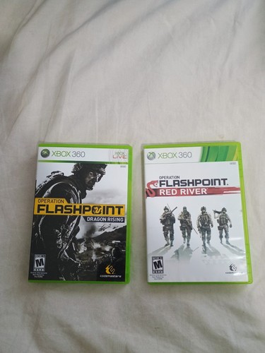Xbox 360 Operation Flashpoint Red River & Operation Flashpoint Dragon ...