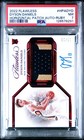 2022 PANINI FLAWLESS HORIZONTAL PATCH AUTO RUBY DYSON DANIELS RC 15/15 ...