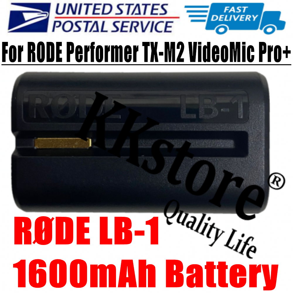 RØDE LB-1 1600mAh Microphone Battery For RODE Performer TX-M2 VideoMic ...