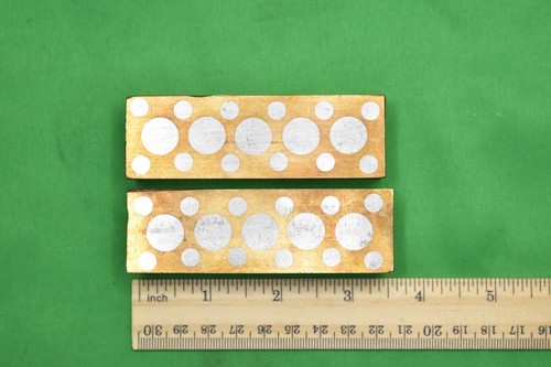 Vintage Brass & Steel Mechanist Magnetic Transfer Parallel Blocks Tools ...
