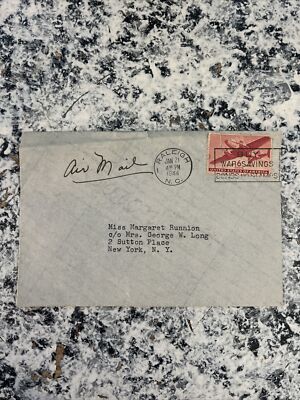 USA. 1944 Us Air Mail Raleigh, NC cover to New York, NY | eBay