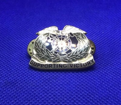 Vintage Pin Lapel US ARMY Quartermaster Regimental QM crest DUI badge ...