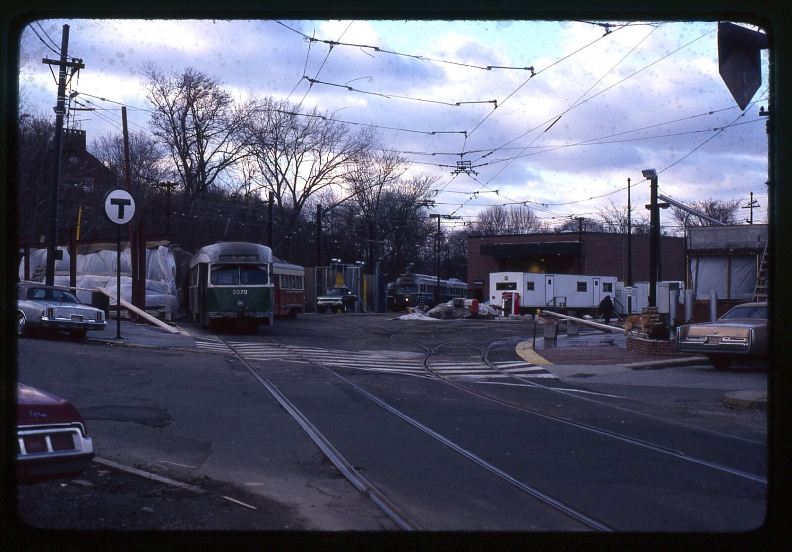 Trolley Slide - Boston MBTA #3070 PCC Streetcar 1979 Lake Street Car ...
