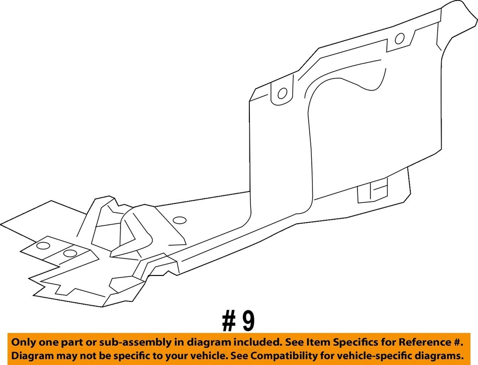 GM OEM 12-16 Sonic Fender Fender Components-Side Shield 95491330 | eBay