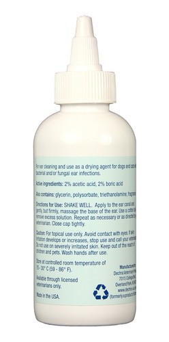 Dechra MALACETIC Otic Ear Cleanser for DOGS & CATS Cleaning Drying ...