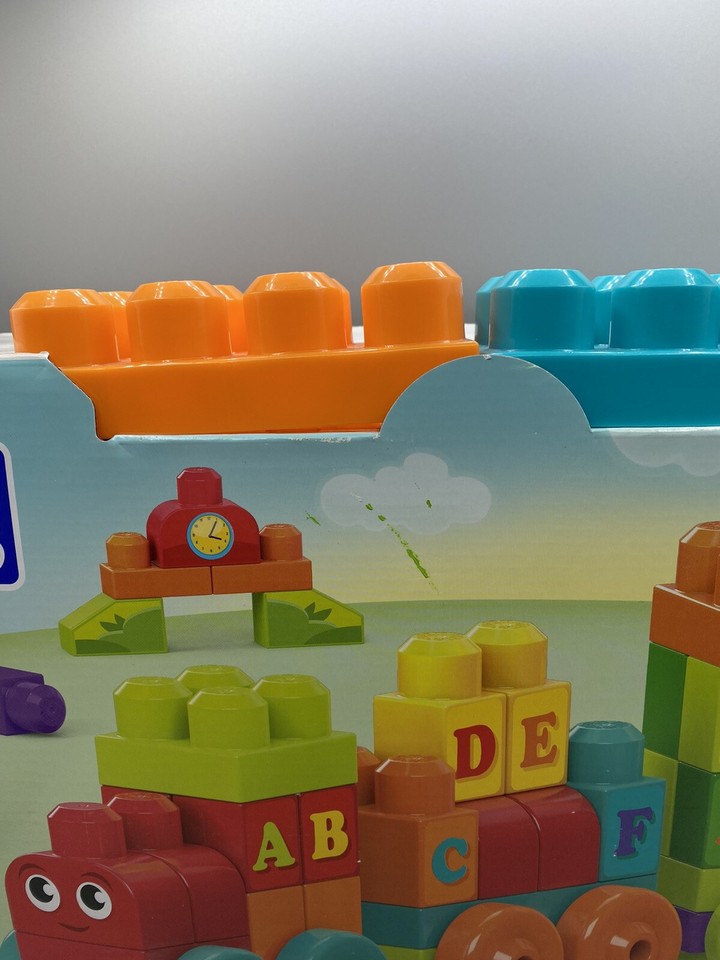 Mega Bloks Building Toys Basics ABC Learning Train Set 60 Pieces NEW | eBay