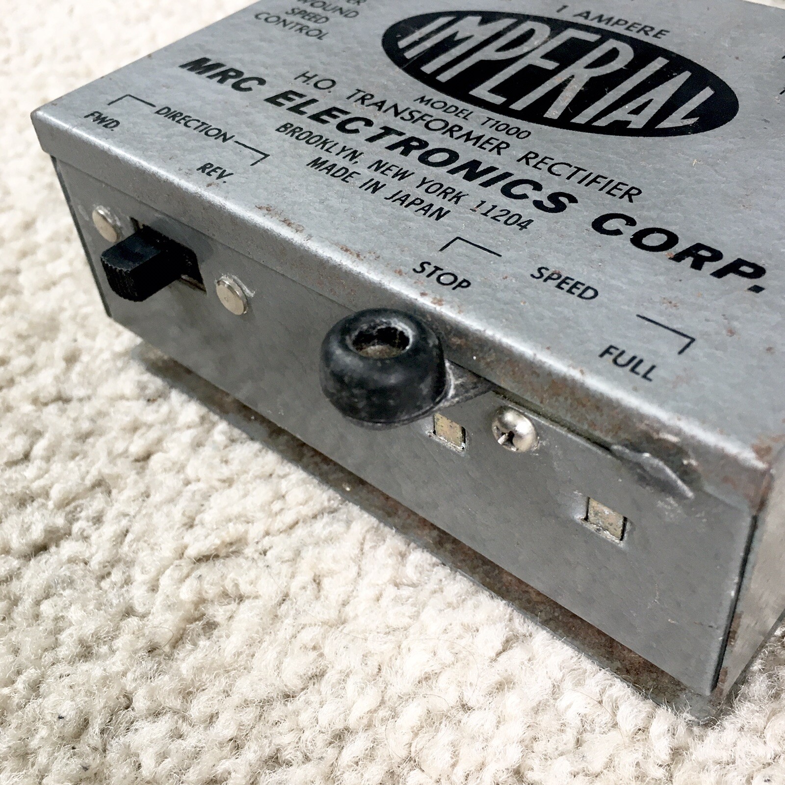 Vintage MRC IMPERIAL HO Transformer Rectifier Model T1000 - Model ...