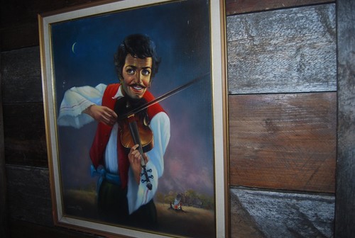 Vintage Corrado Pila Painting Gypsy Musician Fantastic Art 22 3/4 x 26 ...