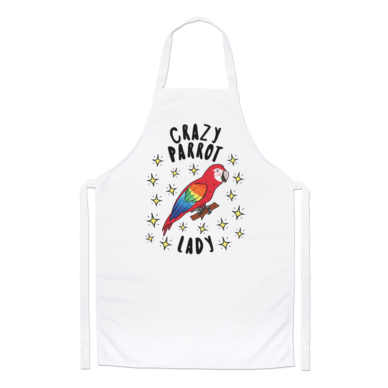Crazy Parrot Lady Stars Chefs Apron - Funny Animal Bird Cooking BBQ | eBay