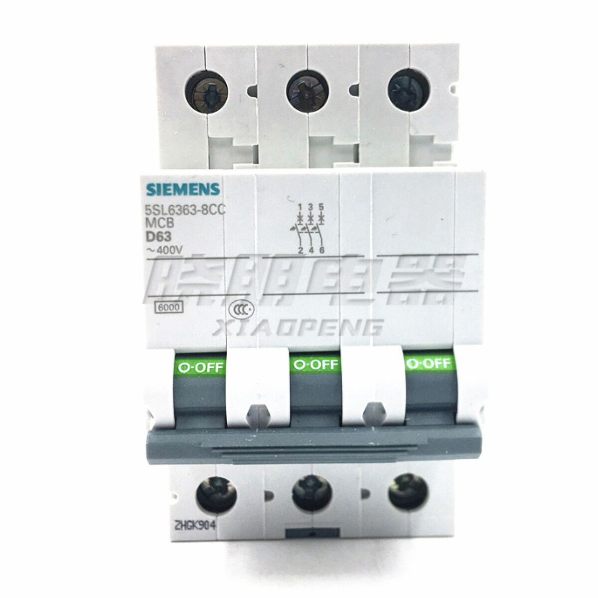 SIEMENS AC Miniature Circuit Breaker MCB 5SL6363-8CC 3P D63 63A | eBay