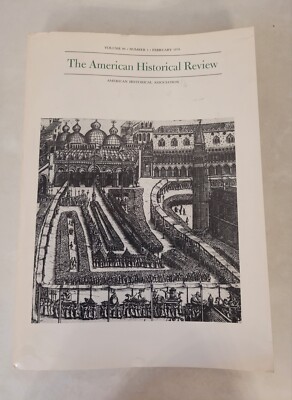The American Historical Review, February 1979 Vol. 84, No. 1 | eBay