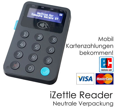 Izettle Chip Reader Card Terminal For Ec-Cards Creditcarten Contactless ...