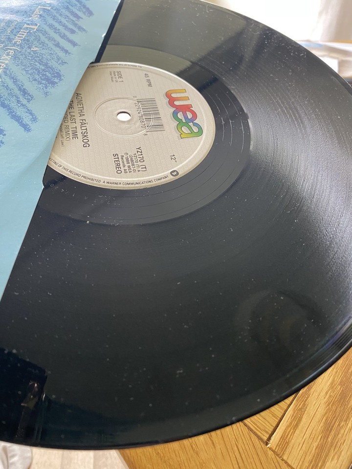 ABBA Agnetha Faltskog SIGNED 12" original vinyl 'The Last Time' | eBay UK